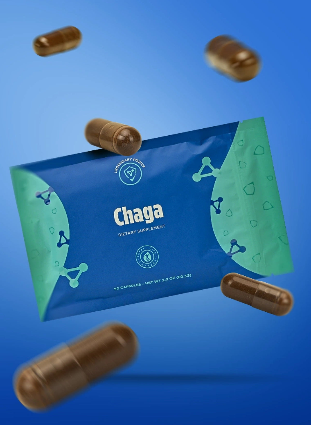 Chaga Mushroom Pills - Immune Support Vitamins